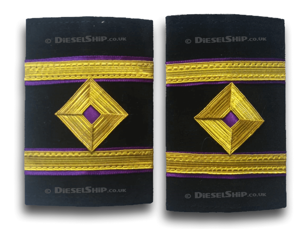Merchant Navy marine Epaulettes - Third Engineer