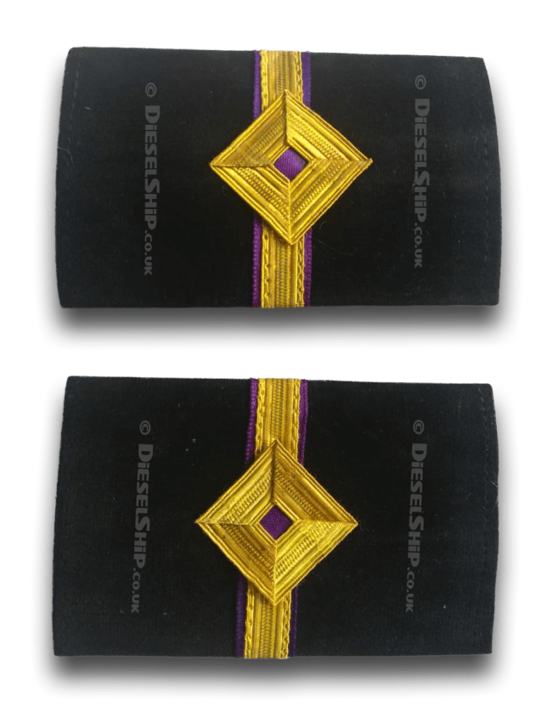 Merchant Navy marine Epaulettes - Fourth Engineer