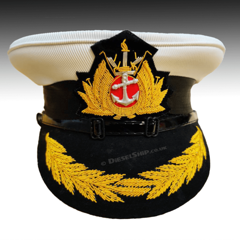 Merchant Navy Peak Cap for Masters - DieselShip UK