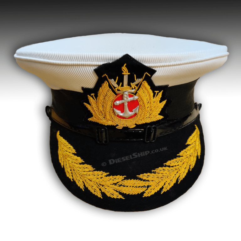 Merchant Navy Peak Cap for Masters - DieselShip UK