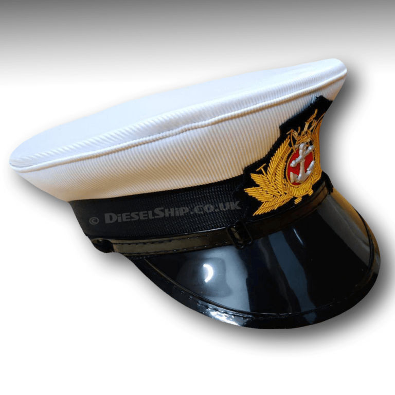 Merchant Navy Peak Cap for Officers - DieselShip UK